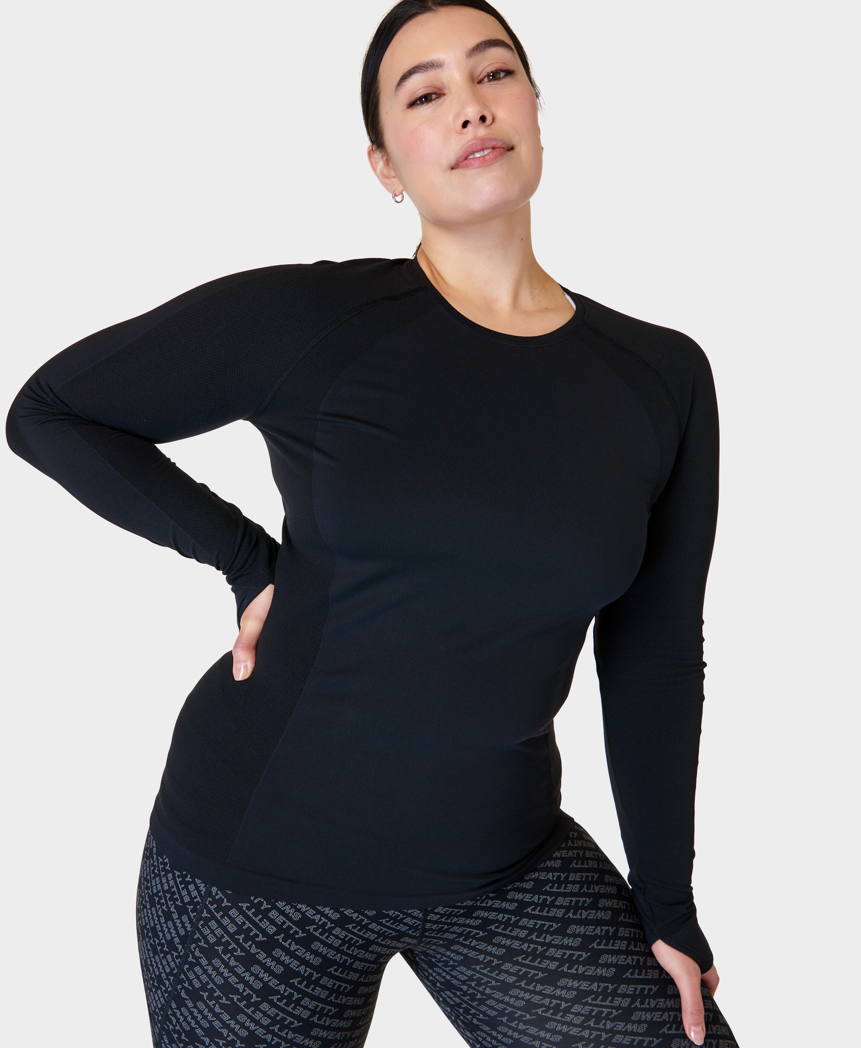 Athlete Seamless Workout Long Sleeve Top – SweatyBetty AU